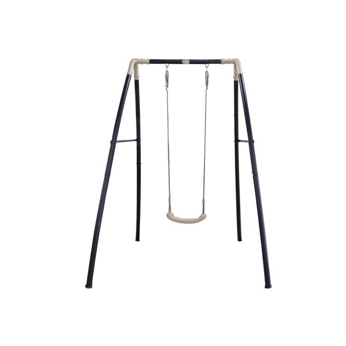 Portique balançoire en métal noir 1 agrès Axi